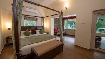 Casa de Campo, 2 quartos, pátio, vista para o parque | 1 quarto, secretária, roupa de cama fornecida