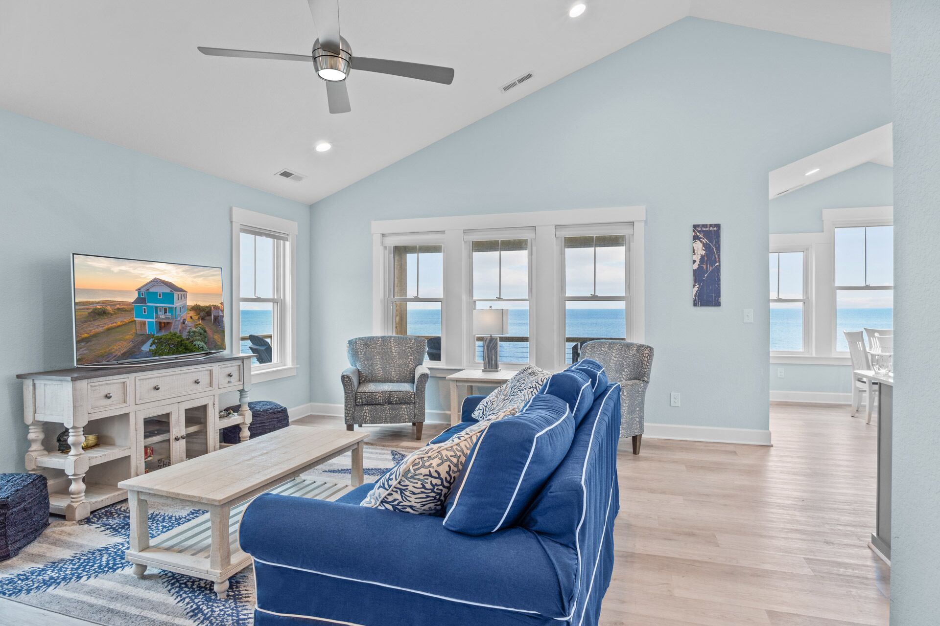 Soundfront With Hot Tub, Elevator, Game Room, Windsports Access, Private Dock - Rodanthe, NC