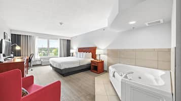 Quarto romântico, 1 cama King | 1 quarto, lençóis italianos Frette, roupas de cama premium
