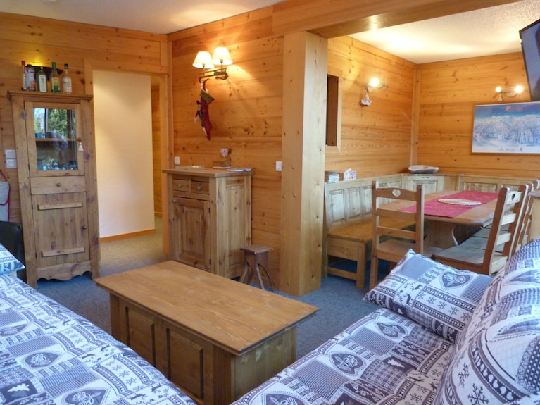 Arc 1800: Apt 4 Ch Esprit Chalet Ski Aux Pieds Vue Mont Blanc - Savoie