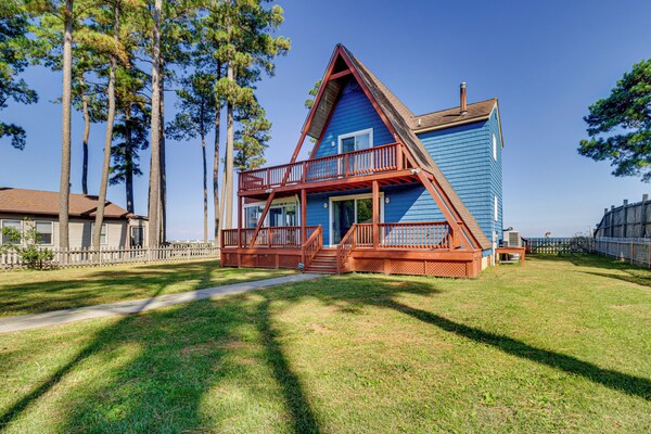 Beachy Maryland A-frame: Steps To Chesapeake Bay! - Point Lookout State Park, Scotland