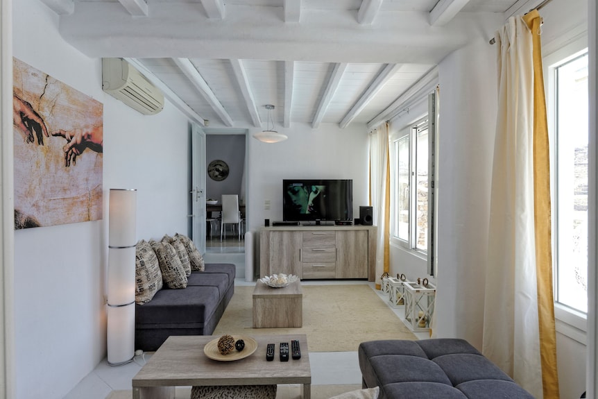 Villa "Harmony" Con Vistas Al Mar, Piscina Privada Y Wi-fi - Mykonos