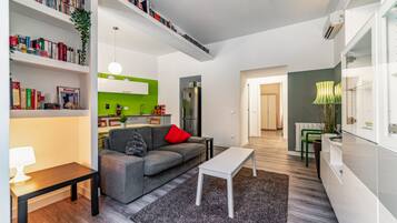 Apartamento clássico | Área de estar