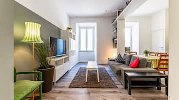 Apartamento clássico | Área de estar