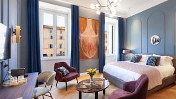 Junior Suite 3 | 1 quarto, lençóis italianos Frette, roupas de cama premium