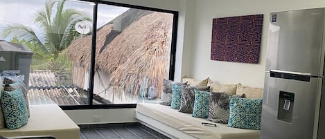 Apartamento exclusivo | Área de estar | TV