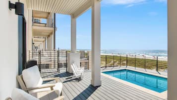 Casa, várias camas, pátio, vista para o oceano (#8) | Terrenos do alojamento