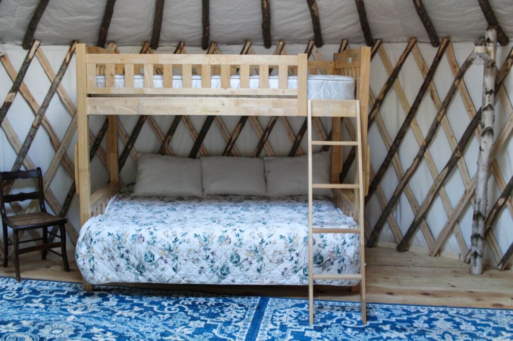 Allie Mae Yurt Nestled In The Woods - Maine