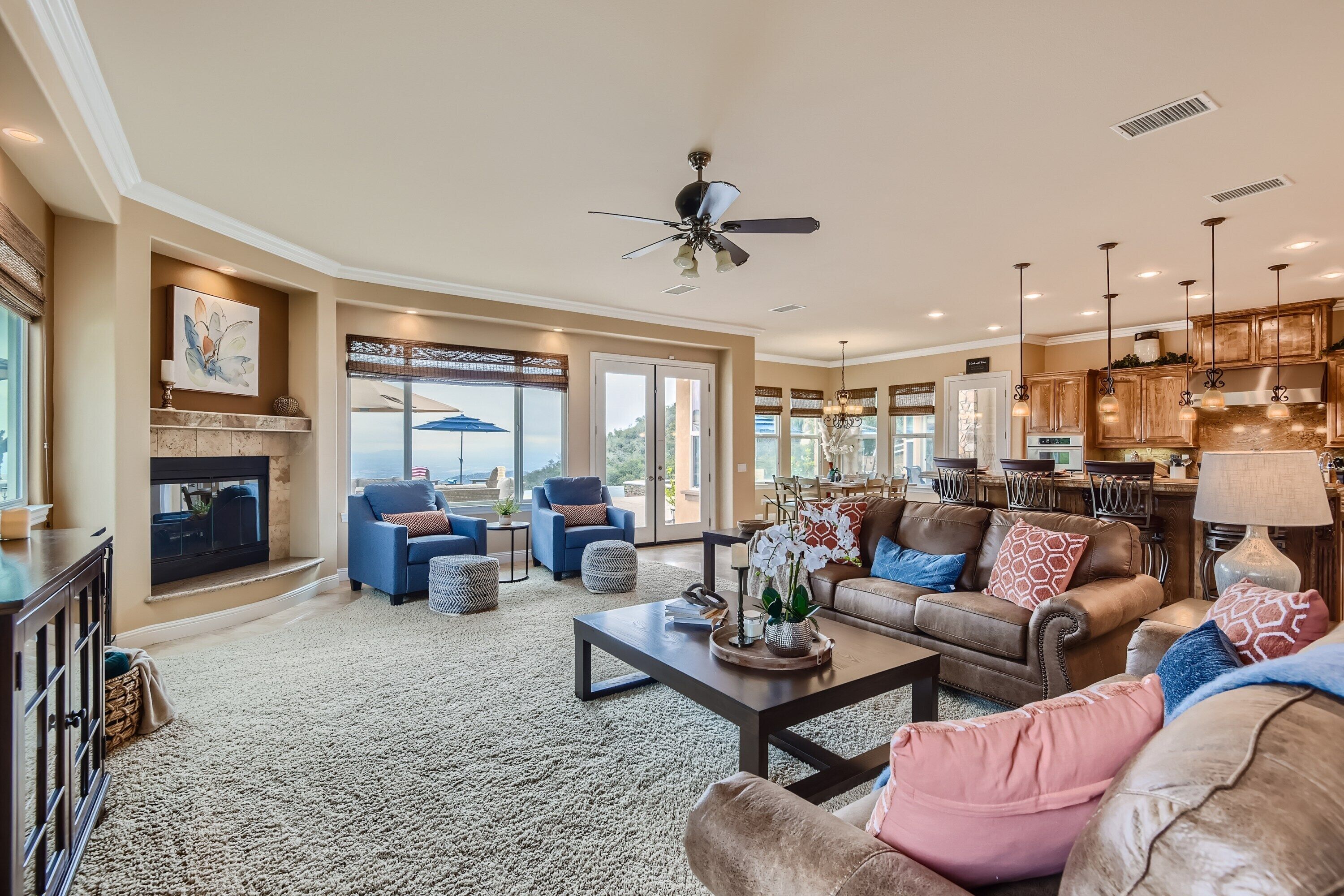 Private Vineyard Oasis: Luxe Estate, 360 Views, Pool/spa, Theatre, Sports Court! - Temecula, CA