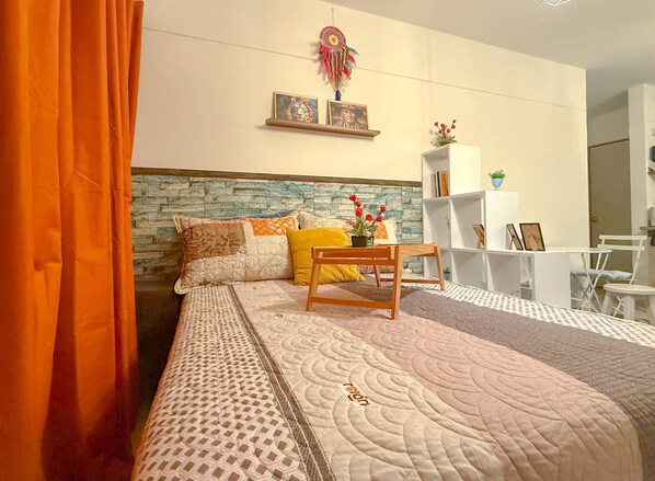 Apartamento exclusivo | 1 quarto, escrivaninha, ferros/tábuas de passar roupa, Wi-Fi de cortesia