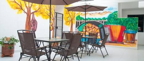 Opções para refeição ao ar livre