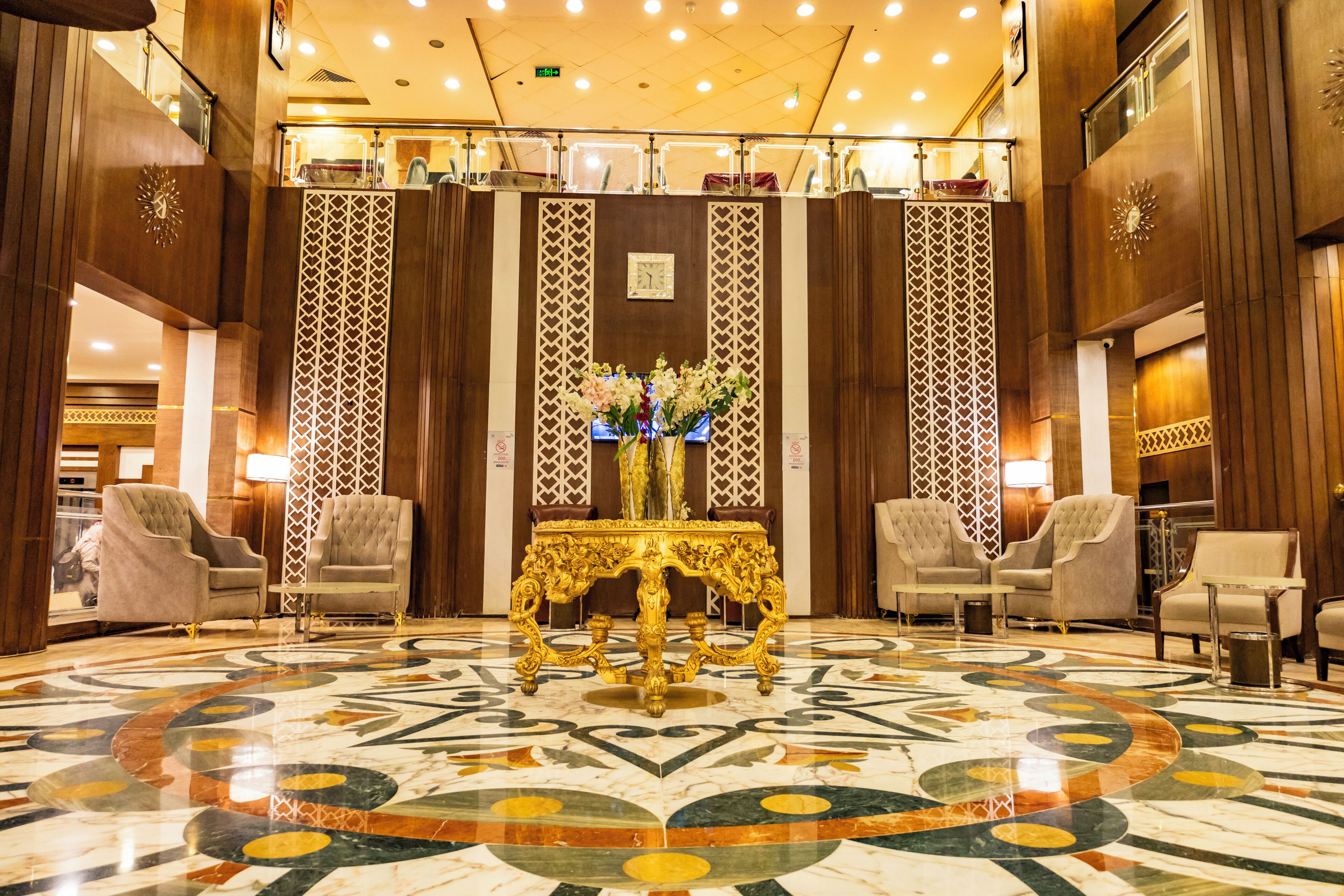 Sala de estar do lobby