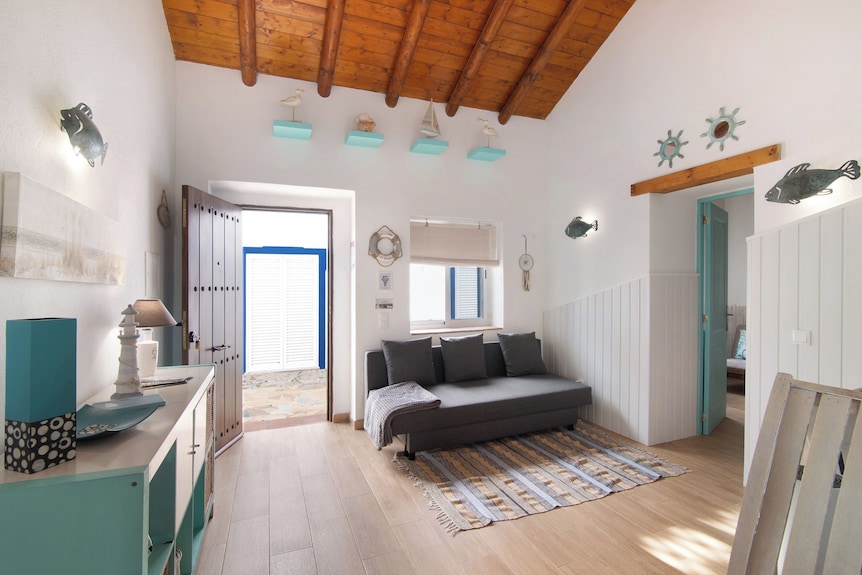 Maison De Campagne "Quinta Do Mestre - Casa Do Mar" Avec Vue Sur La Mer, Jardin Privé Et Wi-fi - Tavira