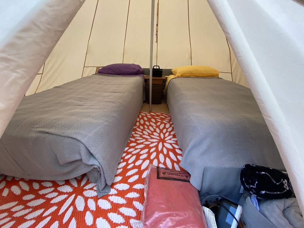 Unique SandyLand FARMSTAYS GLAMPING TeePee w/ mini horses/cows/goats ...