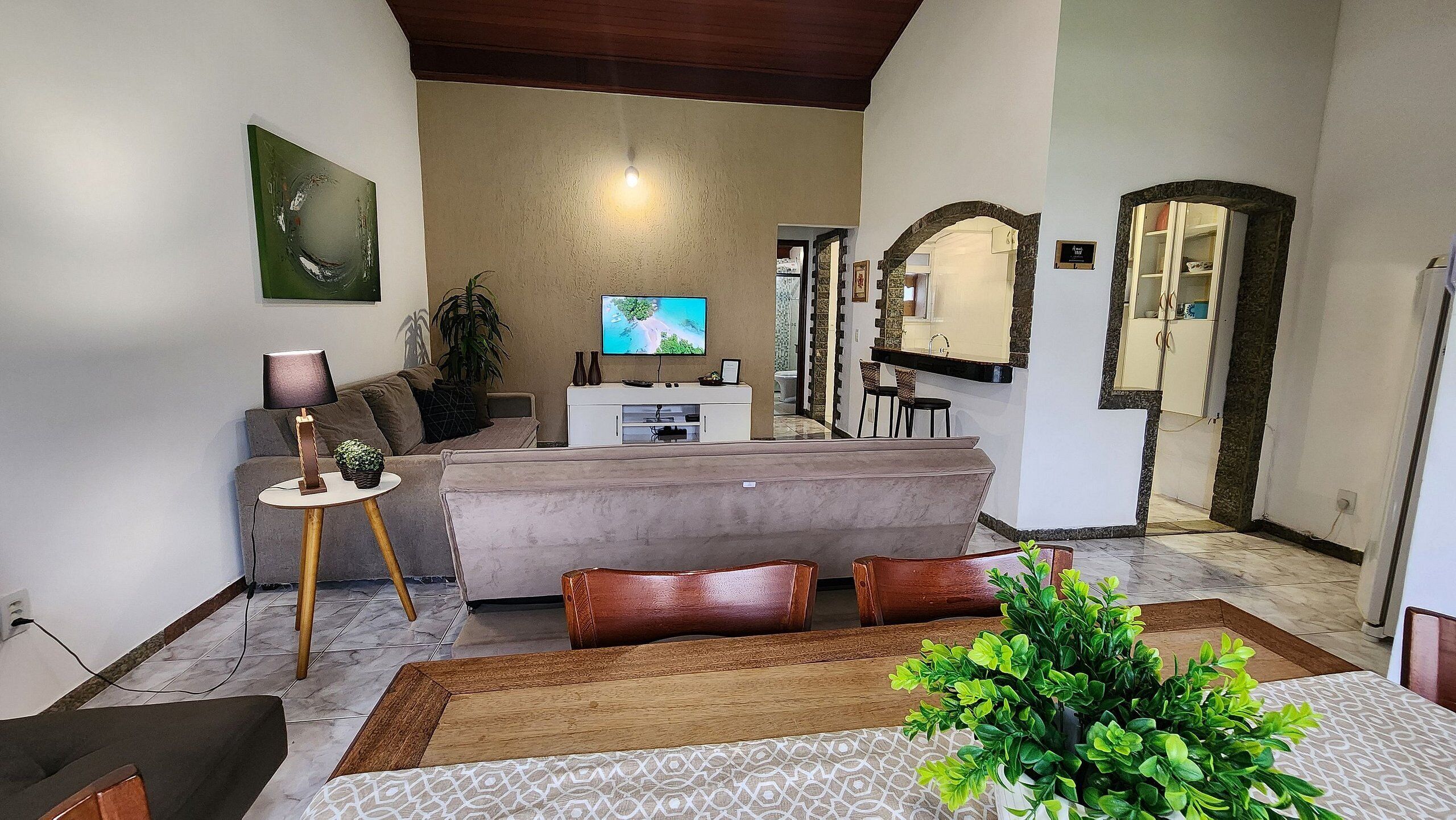 Apartamento superior, várias camas | Parte interna