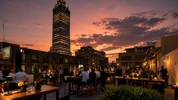 Terraço no piso superior