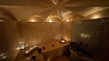 Banho turco, esfoliações corporais, 1 sala de tratamento