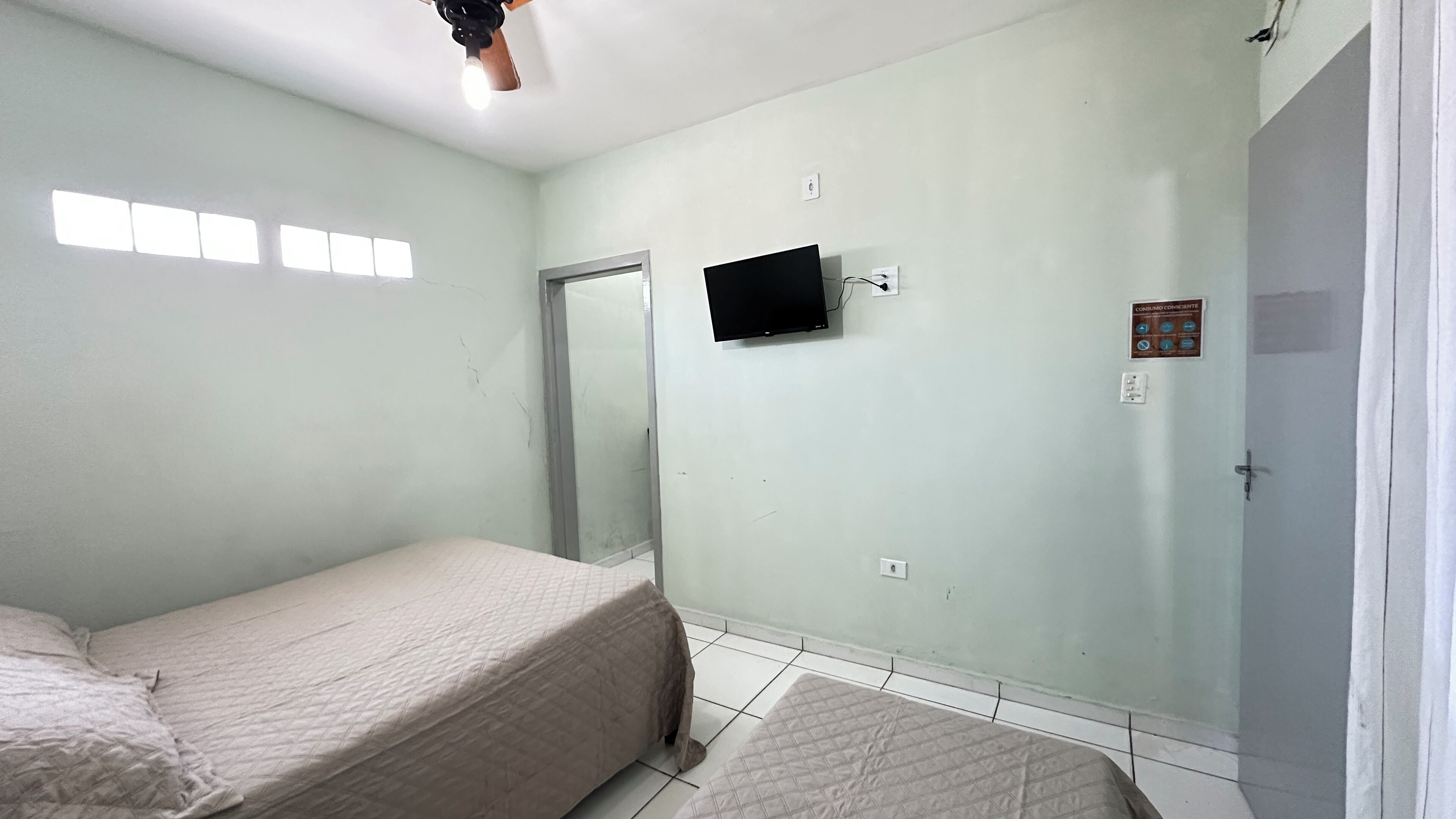 Quarto Triplo Superior | Wi-fi grátis, roupa de cama fornecida 