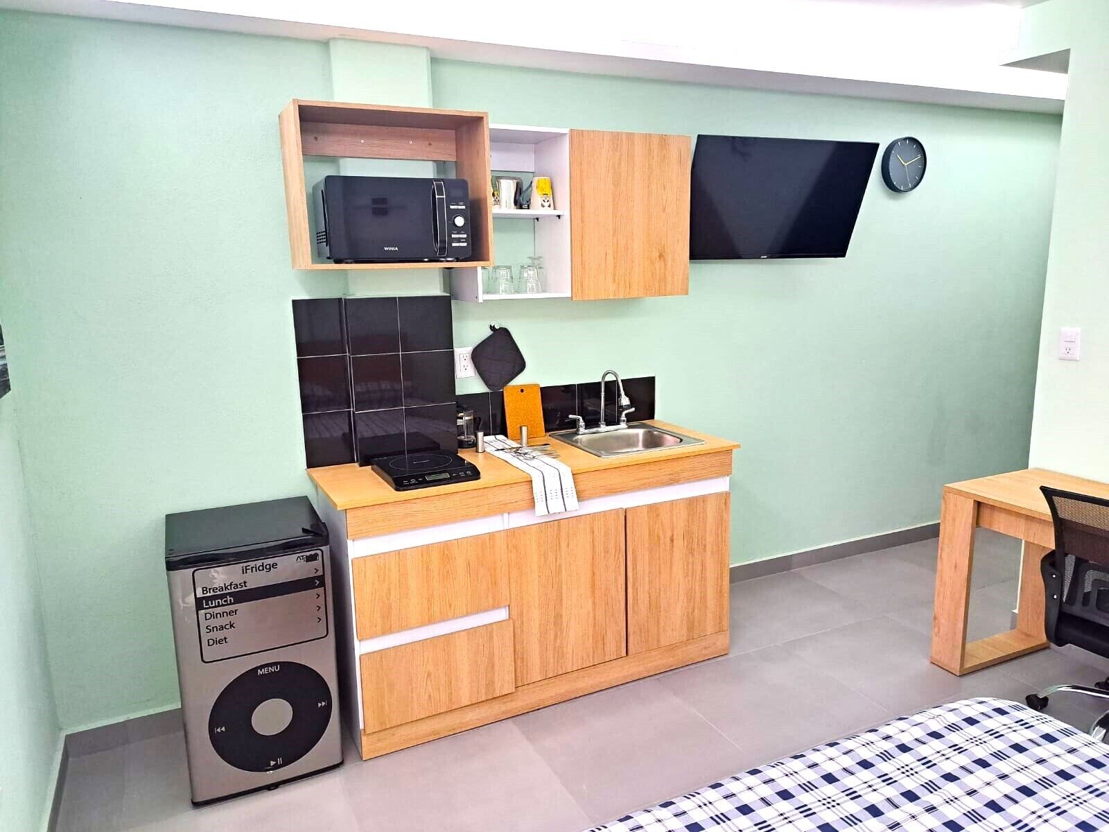 A01 Super Suite Full Equipment Kitchen Terrace & Smart Tv - Cuautitlán
