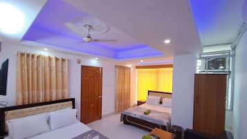 1 quarto, camas de colchão pillowtop, Wi-fi grátis