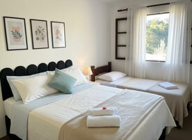 Quarto Triplo Familiar | Roupa hipoalergénica, Wi-fi grátis 