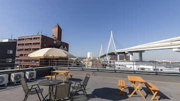 Terraço no piso superior