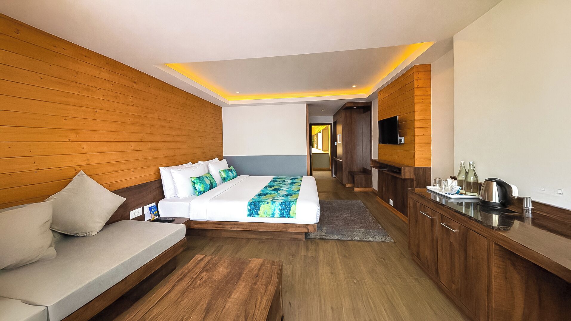 Quarto Premium | Roupa de alta qualidade, quartos insonorizados, Wi-fi grátis 