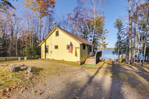 Cozy Chemo Pond Cabin W/ Dock & Waterfront Views - Old Town, ME