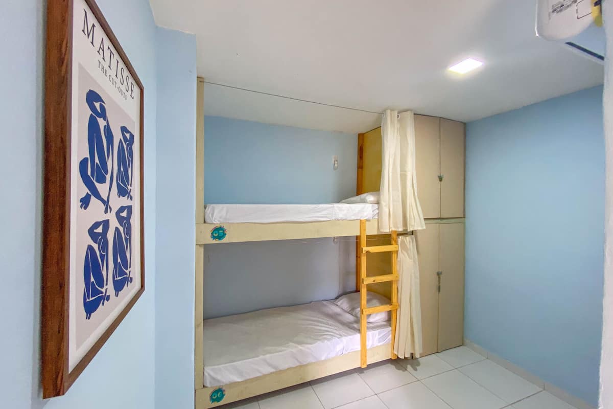 Dormitório compartilhado standard, em dormitório misto | 1 quarto, Wi-Fi de cortesia, roupa de cama