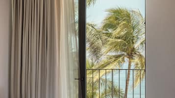 Bangalô luxo | 1 quarto, roupas de cama premium, camas Select Comfort
