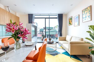Apartamento premium | Vista do quarto