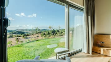 Suíte grand, 2 quartos, lareira, vista para o jardim | Vista para o jardim