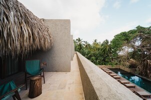 Quarto Duplo Deluxe, vista para o mar | Vista da varanda