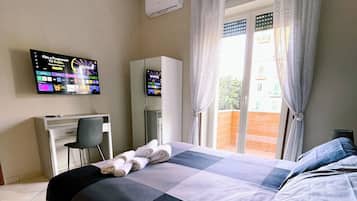 Suíte família | 2 quartos, roupas de cama antialérgicas, cortinas blackout