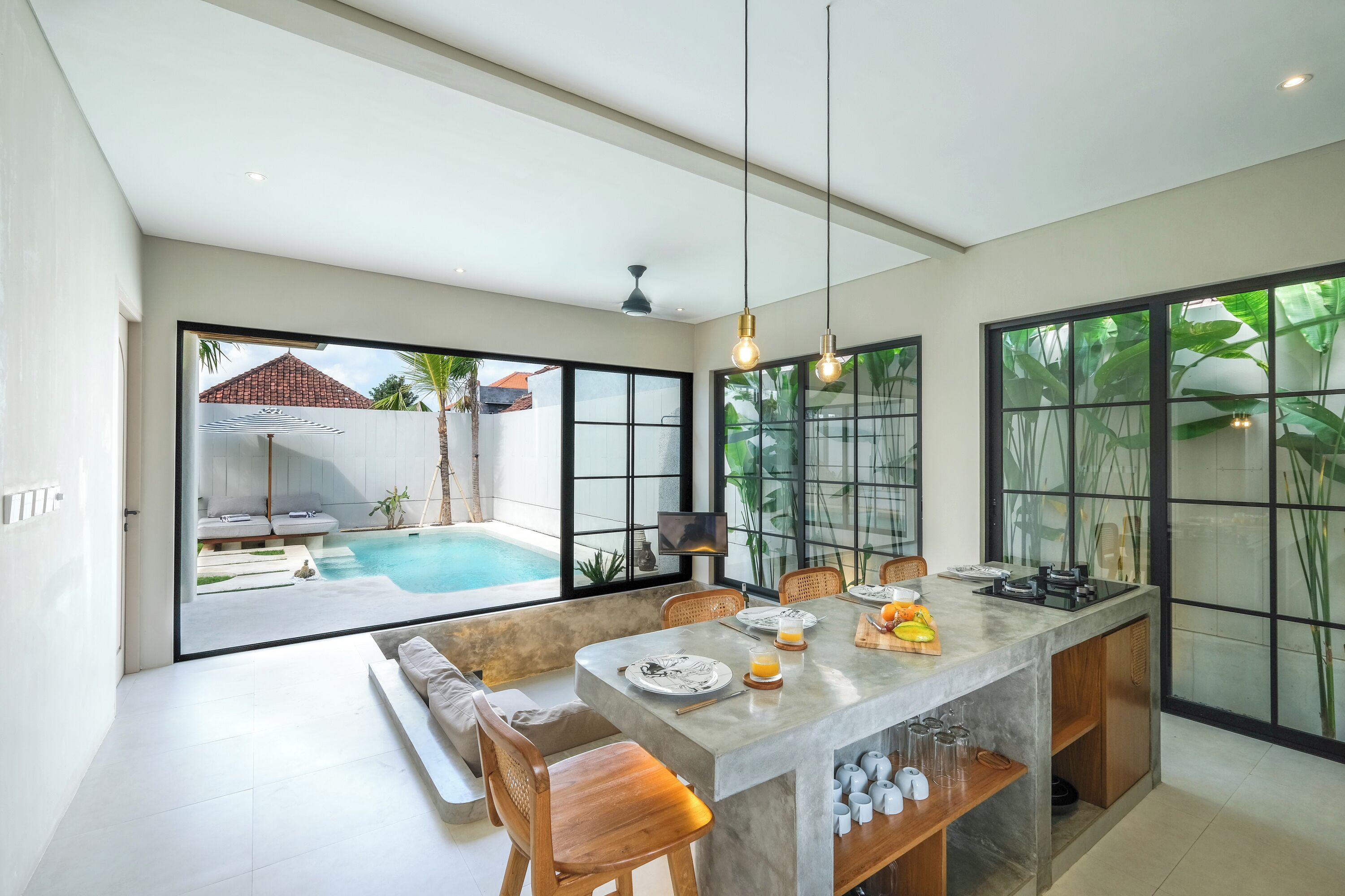 Villa, 2 quartos | Sala de jantar
