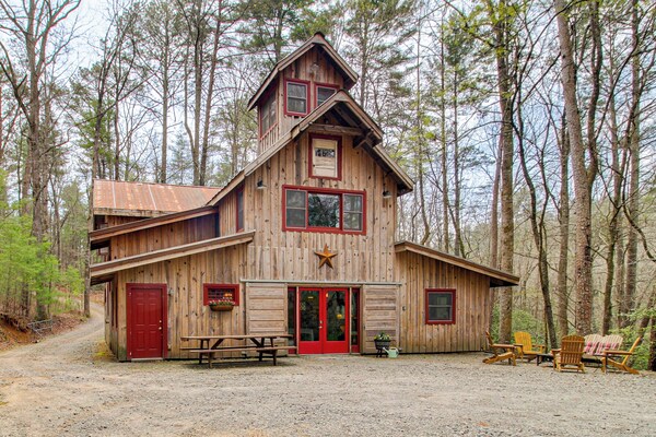 Jasper '7 Timbers' Cabin On 10 Acres W/ A Creek! - Jasper, GA