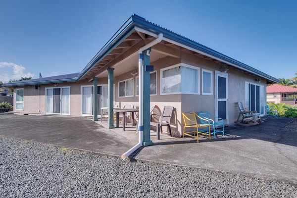 Oceanfront Keaau Gem: Ocean & Sunrise Views, Pool - Hawaï