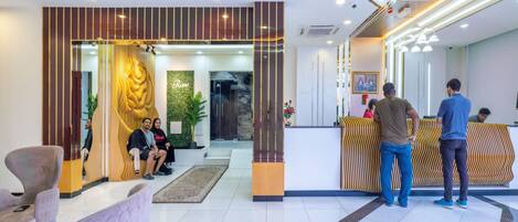 Sala de estar do lobby