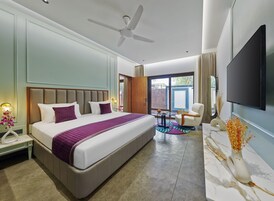 Moyrah Garden Suite | Secretária, Wi-fi grátis, roupa de cama fornecida