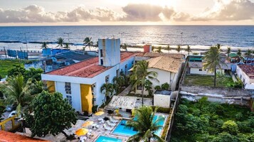 Vista para a praia ou o mar