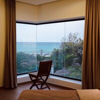 Suíte superior, vista para o mar | Vista do quarto