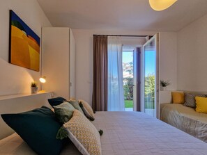 Apartamento, 2 quartos, pátio, vista para o jardim | 2 quartos 
