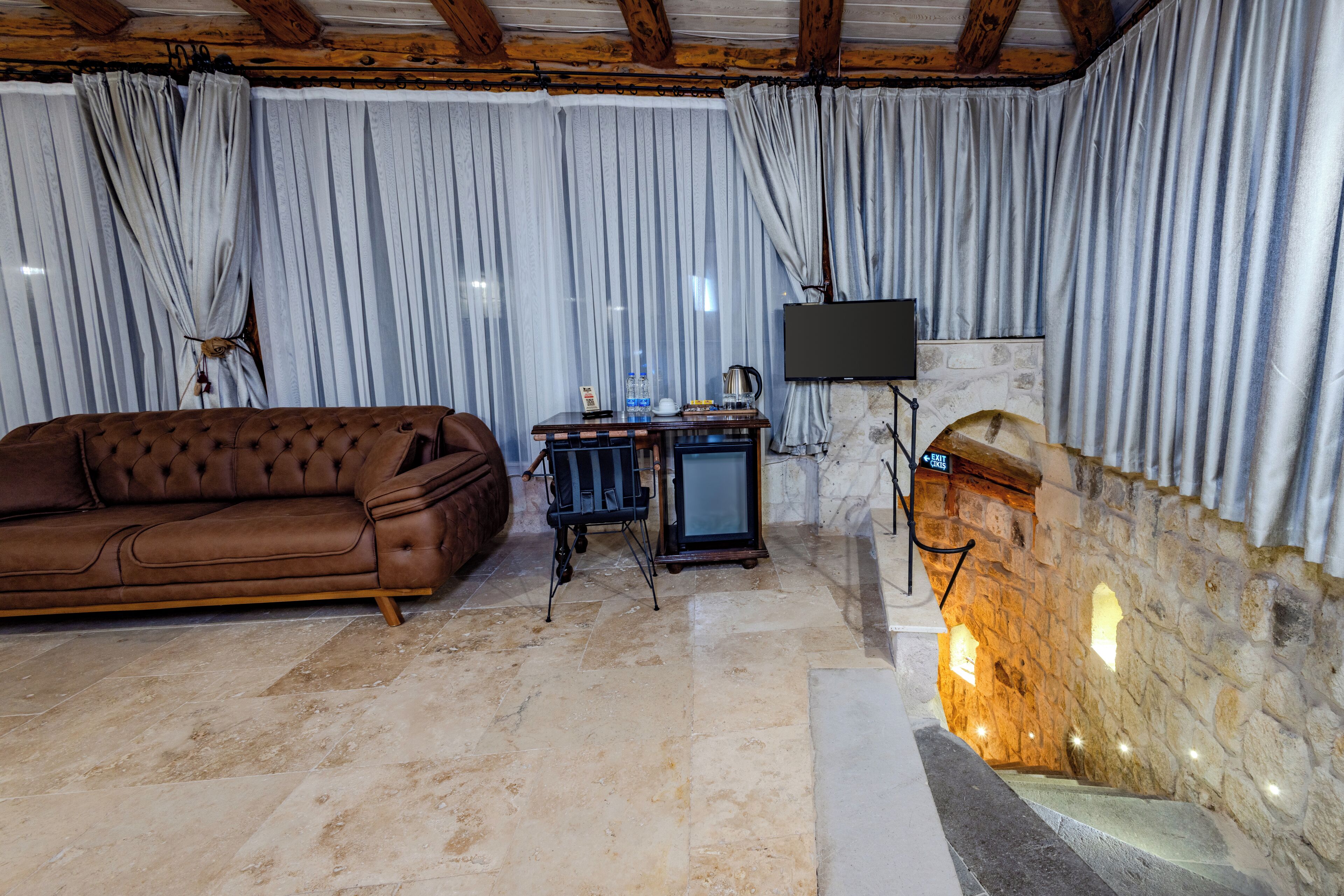 Suite Panorâmica, lareira, Vista para a cidade | Vista do quarto