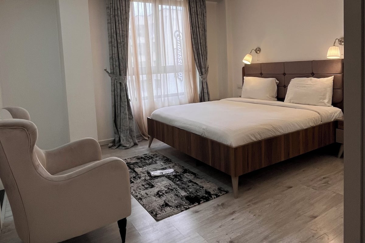 Suíte família, 2 quartos, para não fumantes, vista para a cidade | Roupas de cama de algodão egípcio, roupas de cama premium