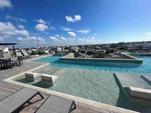 Luxurious Condo Studio 5 Minutes Beach - Cozumel