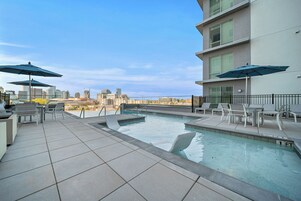 Área externa para banquete