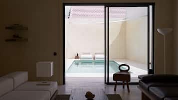 Villa, 3 quartos, não fumadores, vista para a piscina | Vista do quarto