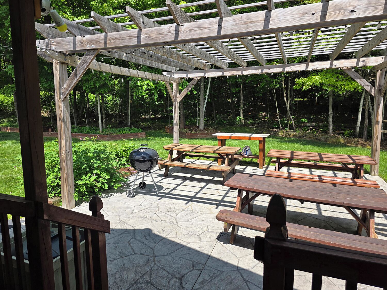 Cabana, vista para a montanha (Cabin 5) | Terraço/pátio