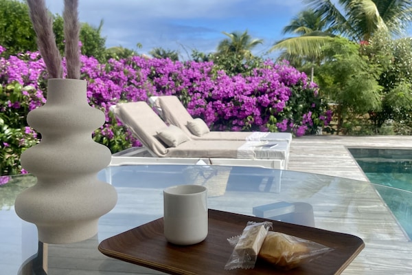 Quarto Duplo Deluxe, casa de banho anexa, vista para a piscina (Jacuzzi Privatif) | Terraço/pátio interior