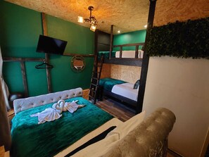 Quarto família | Roupas de cama premium, individualmente decorados